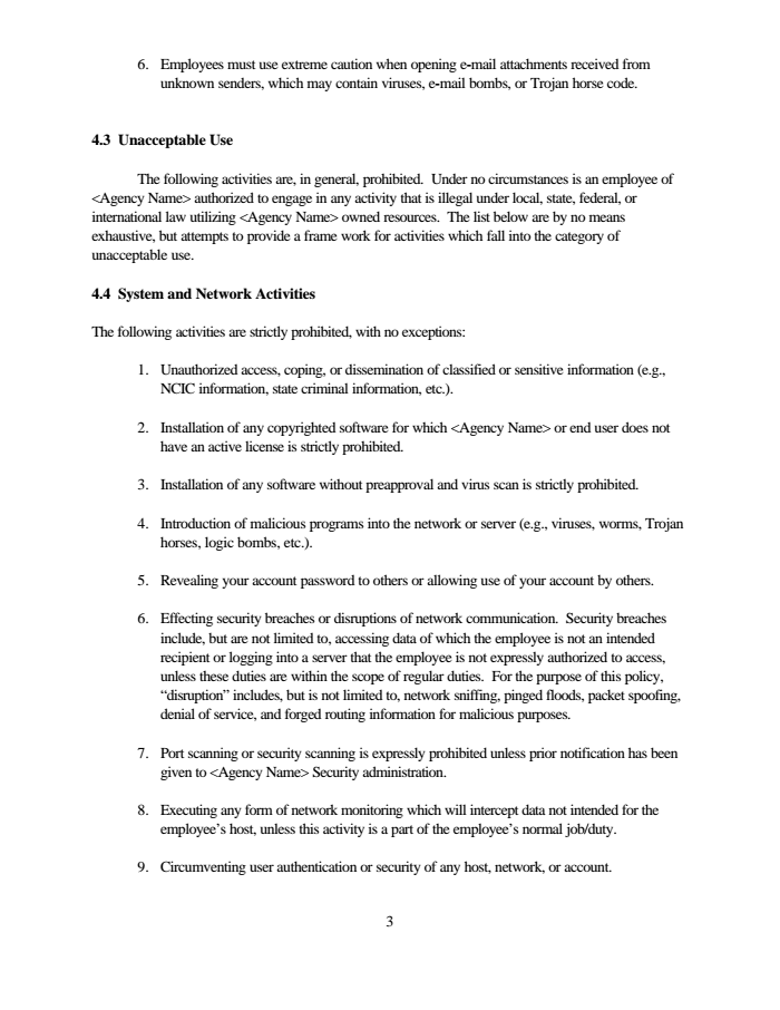  Aup Policy Example Appendix A Sample Acceptable Use Agreements And